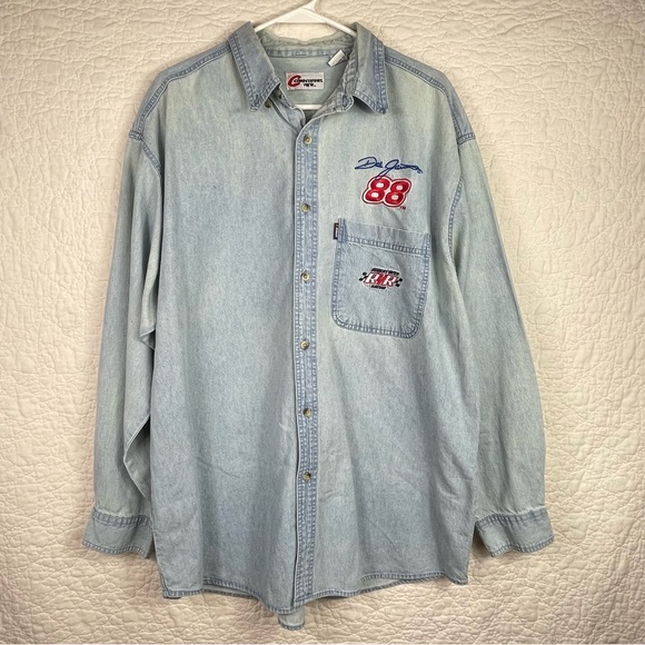 Vintage | Shirts | Vintage Nascar Dale Jarrett No 88 Robert Yates ...